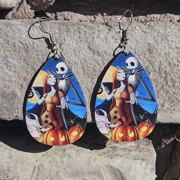 Jewelry | New Disney Nightmare Before Christmas Teardrop Dangle ...